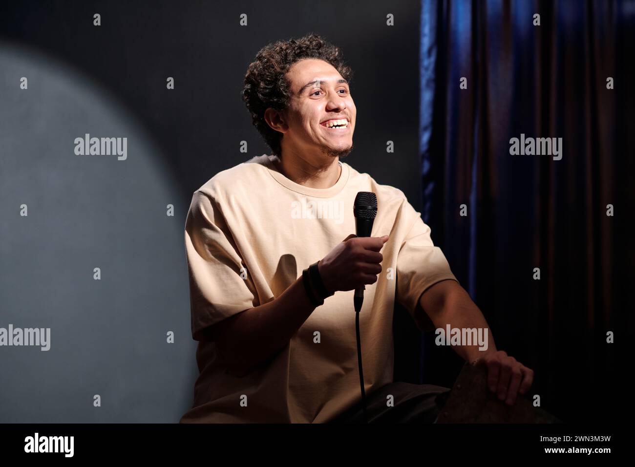 Young guy rehearsing new hi-res stock photography and images - Alamy