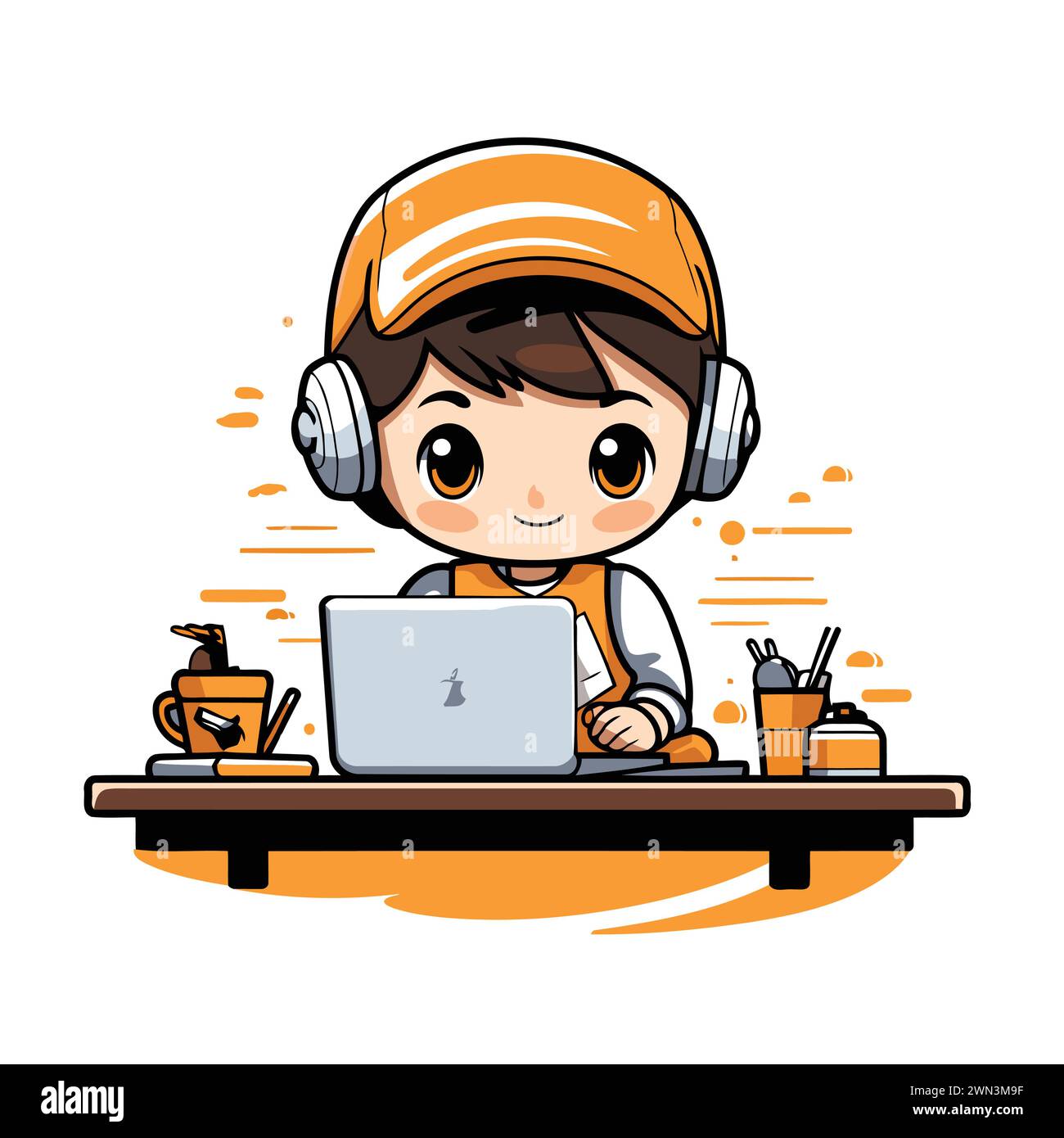 Teleworking Stock Vector Images - Alamy