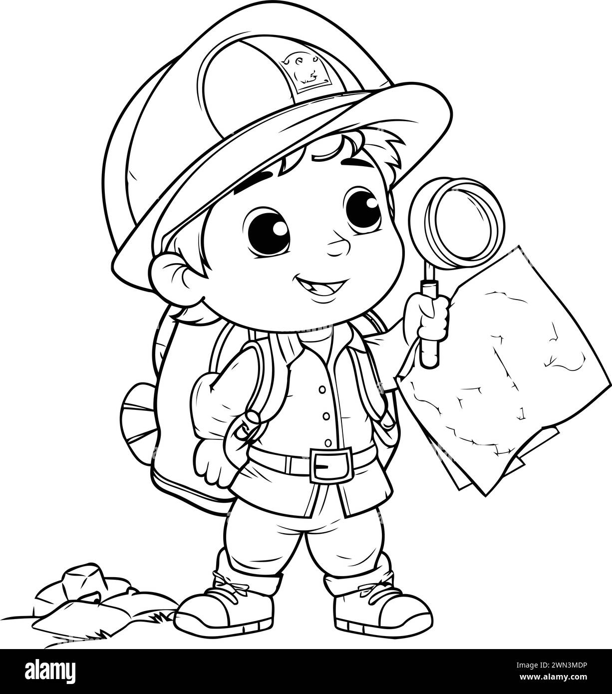 Drawing coloring map Black and White Stock Photos & Images - Alamy