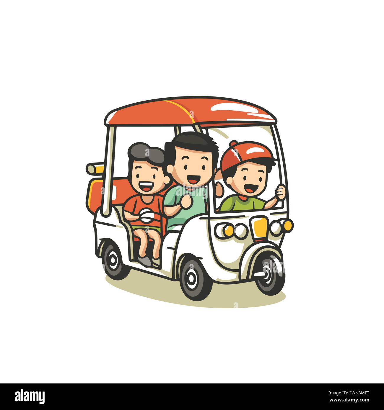 Asian taxi driver Stock Vector Images - Alamy