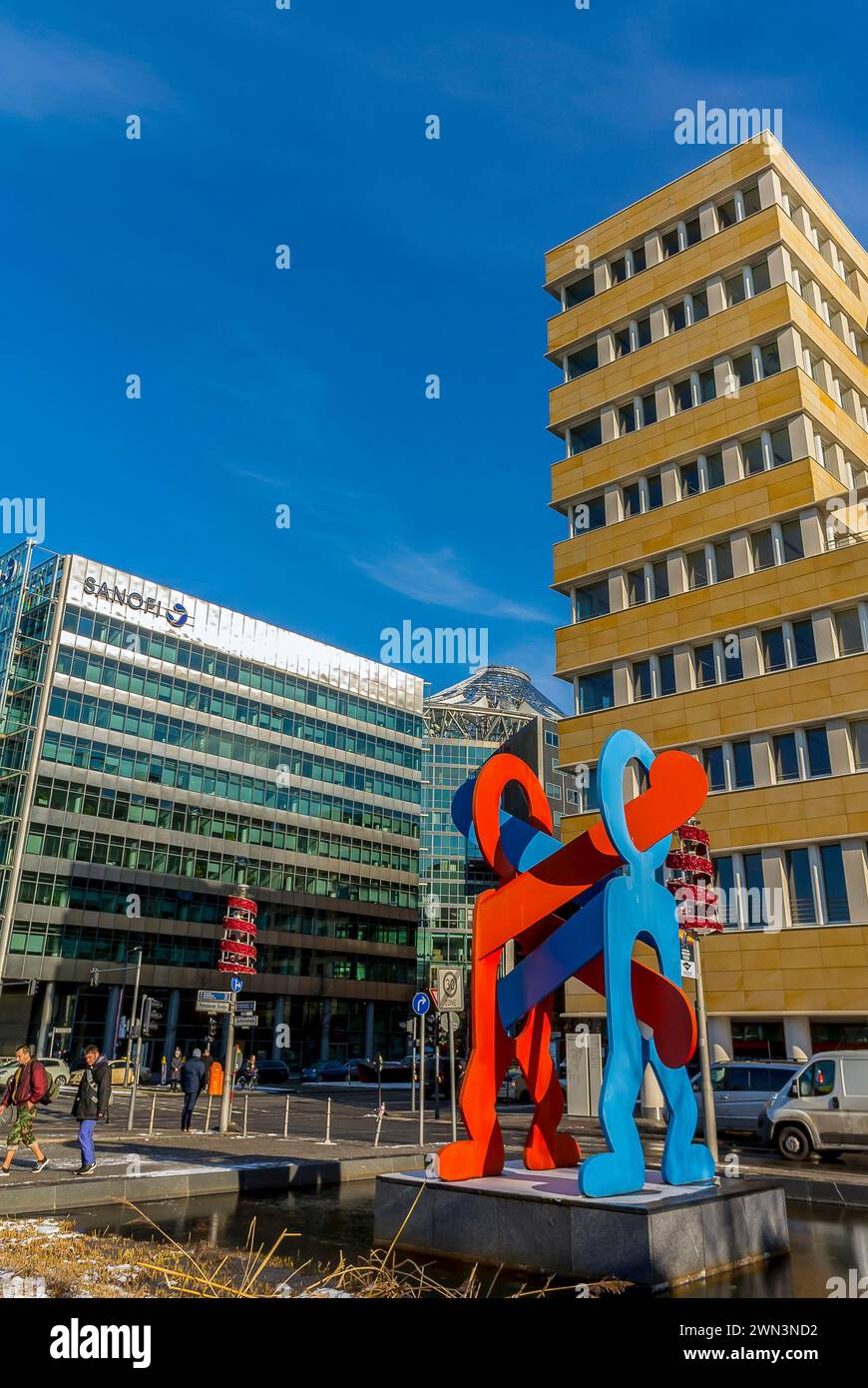 Berlin, Germany, Modern Architecture, Sanofi Pharmaceutical Company ...