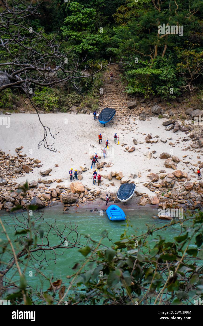 Feb.13th2024, Rishikesh Uttarakhand India. Ganges Rafting Expedition ...