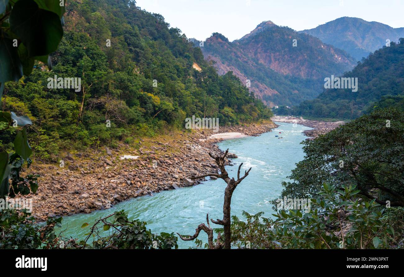 Holy waters of ganges in rishikesh hi-res stock photography and images ...