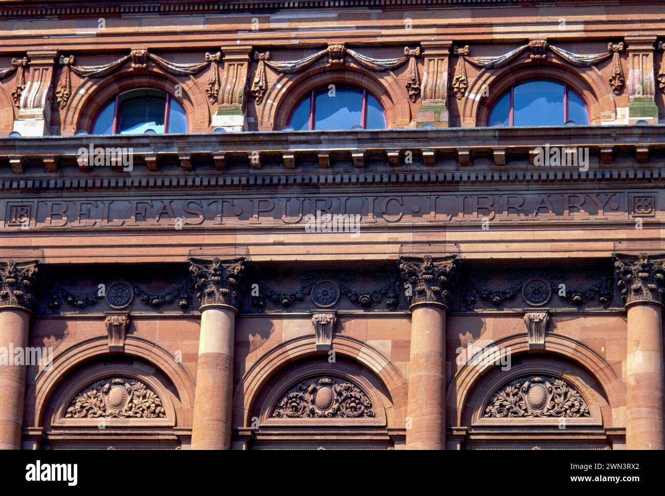 Belfast architecture details, Historic buildings, city centre, Northern ...