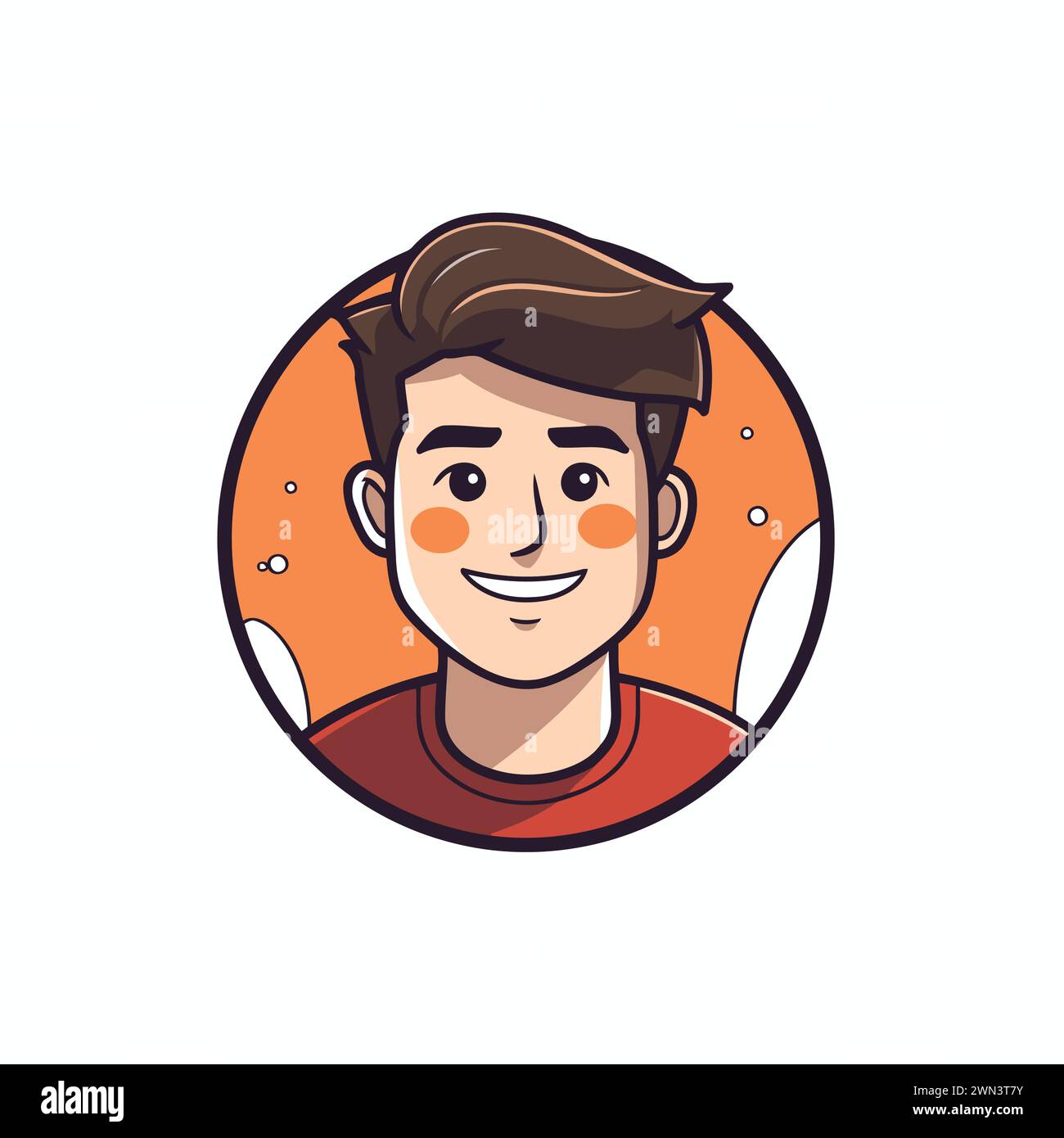 Man smiling while looking at camera Stock Vector Images - Alamy Man smiling while looking at camera Stock Vector Images - Alamy