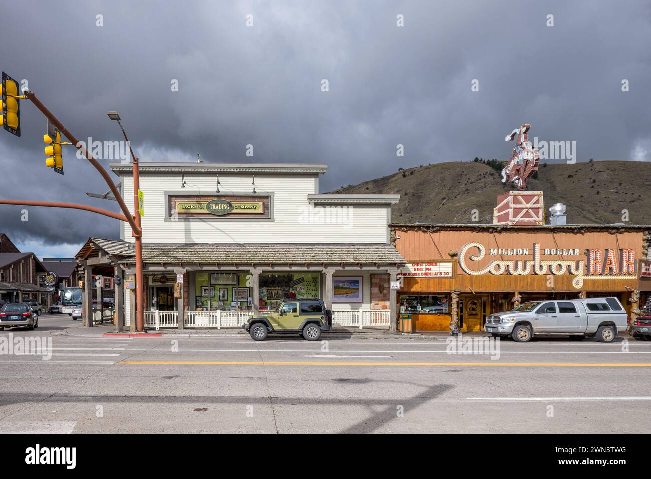 The legendary Million Dollar Cowboy Bar in Jackson, Wyoming has ...