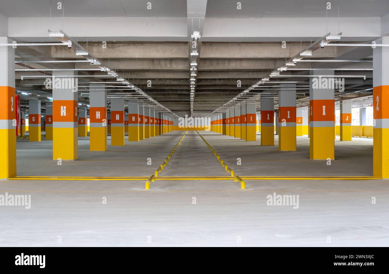 Modern parking garage ceiling hi-res stock photography and images - Alamy