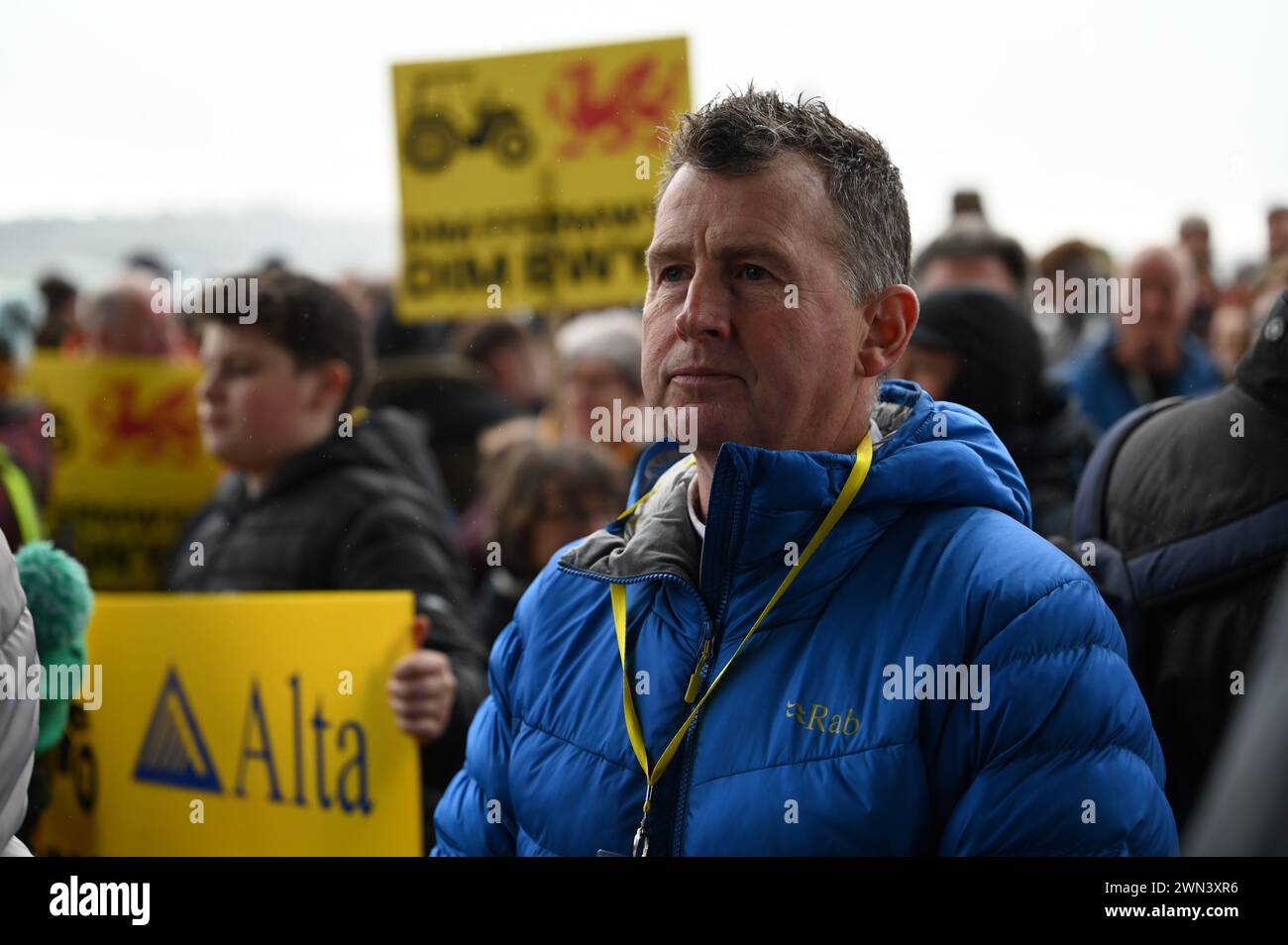 29th February 2024, Cardiff, Wales. Pictured is former international ...