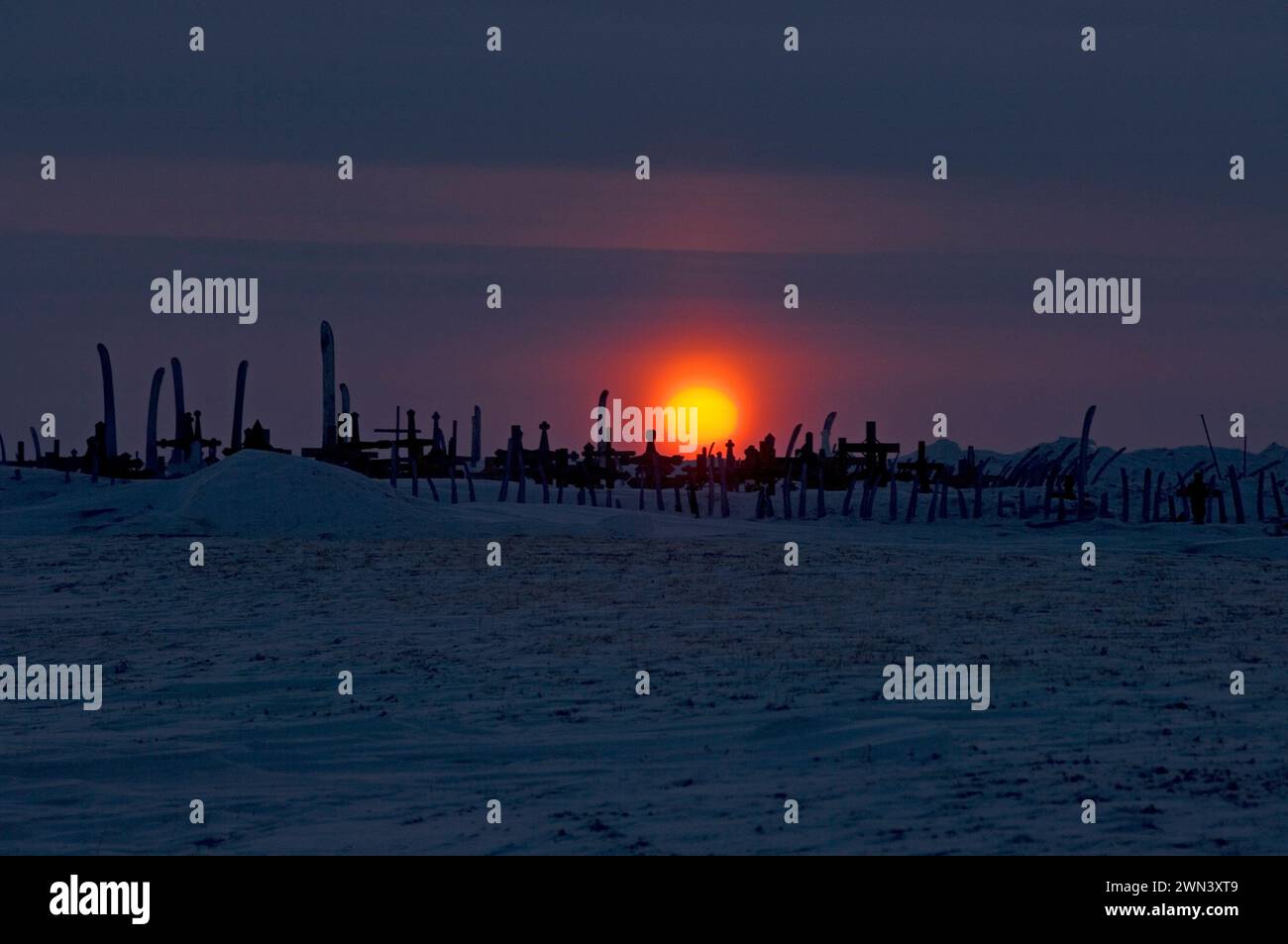 Graveyard marked whale rib bones hi-res stock photography and images ...