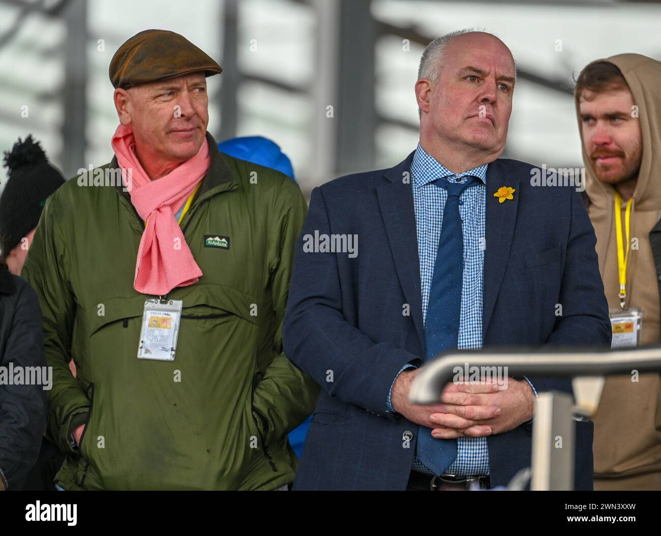 29th February 2024, Cardiff, Wales. Pictured is celebrity farmer ...