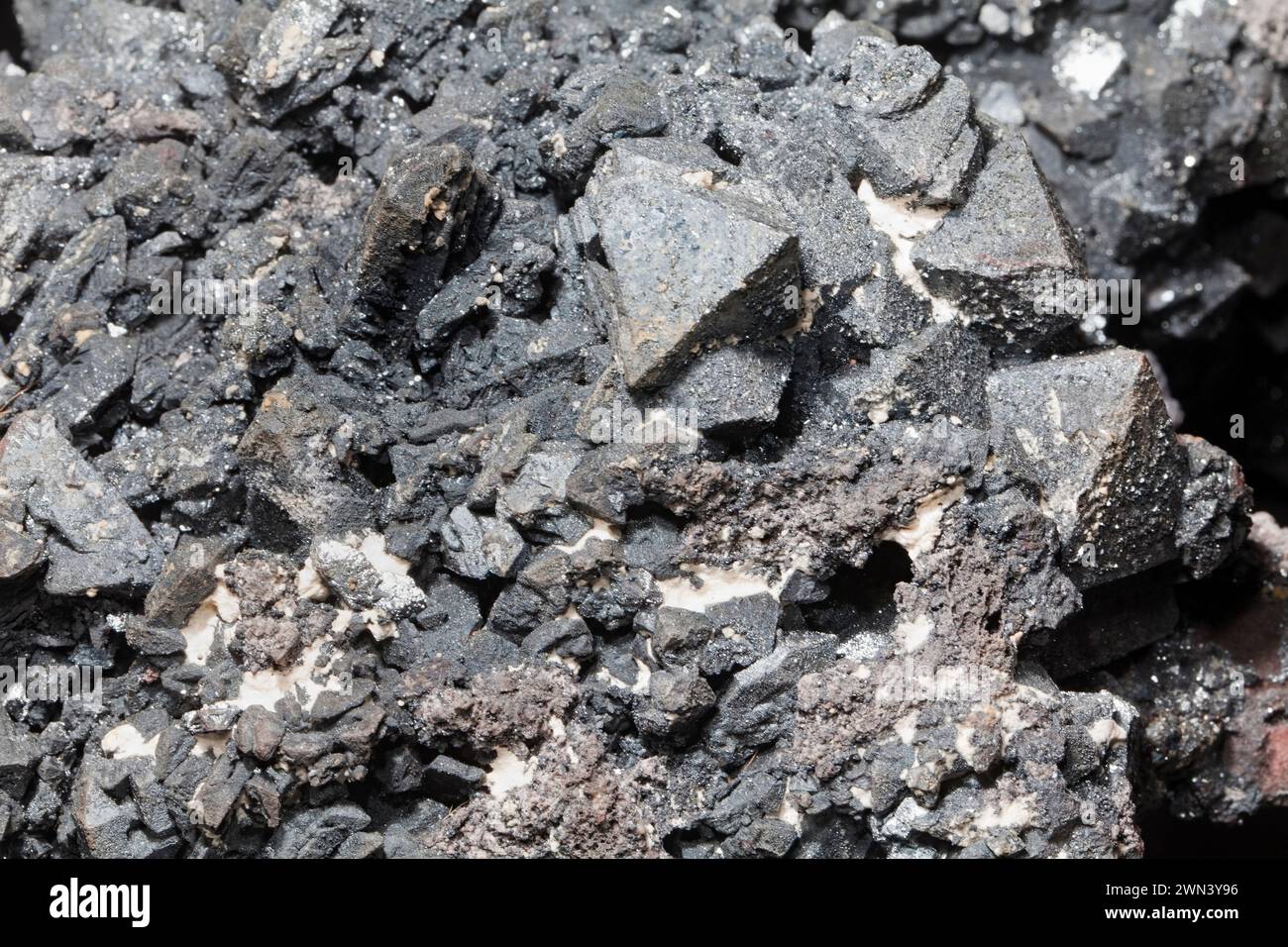 Magnetite, ferrous-ferric oxide Stock Photo - Alamy