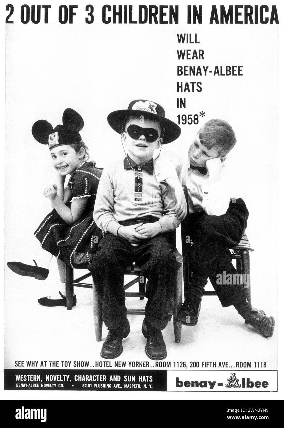 1958 children Black and White Stock Photos & Images - Alamy