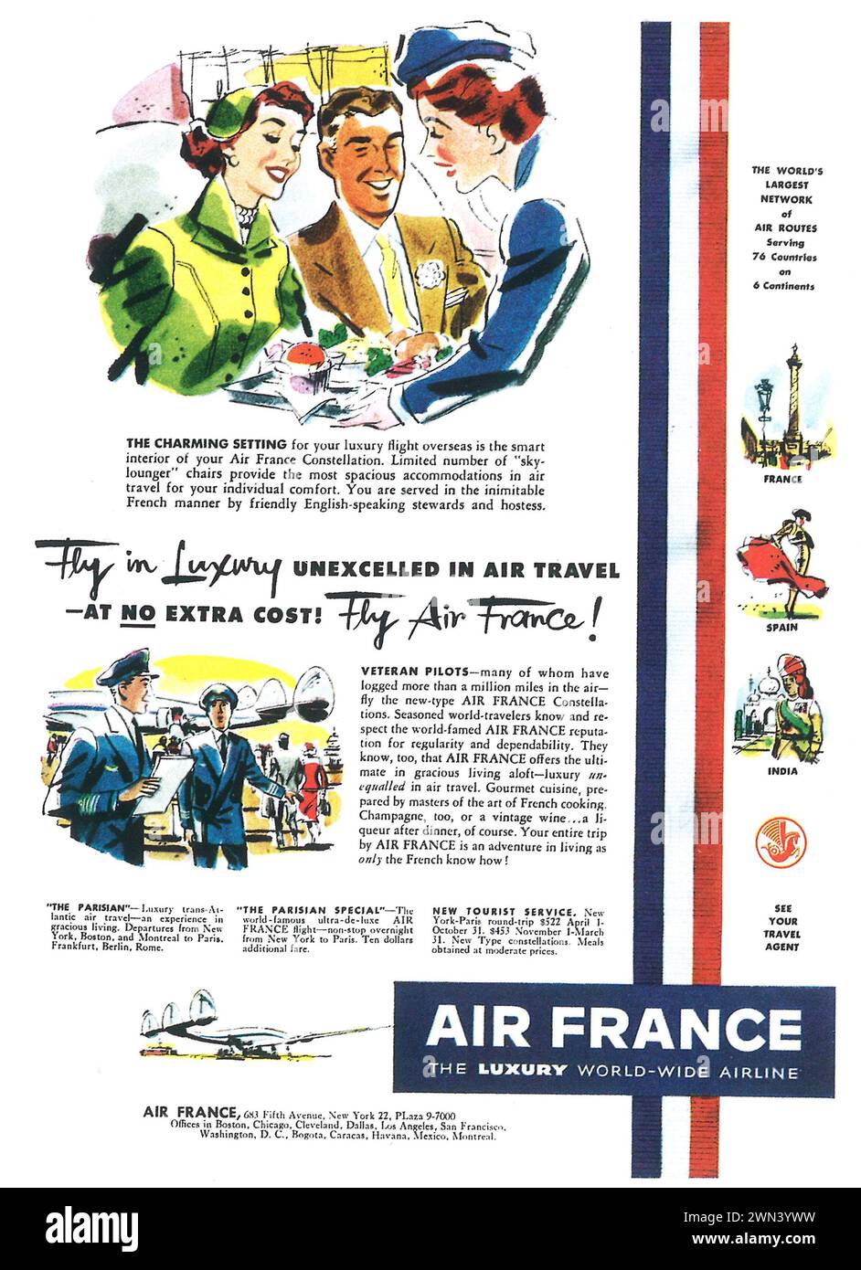 Air france ad hi-res stock photography and images - Alamy