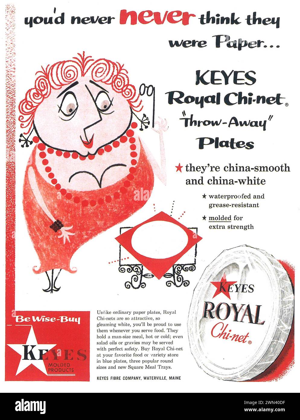 1950s plates Cut Out Stock Images & Pictures - Alamy