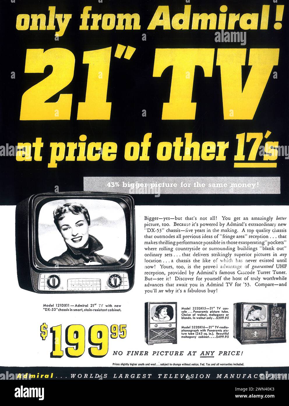 Old television sets 1950s hi-res stock photography and images - Alamy