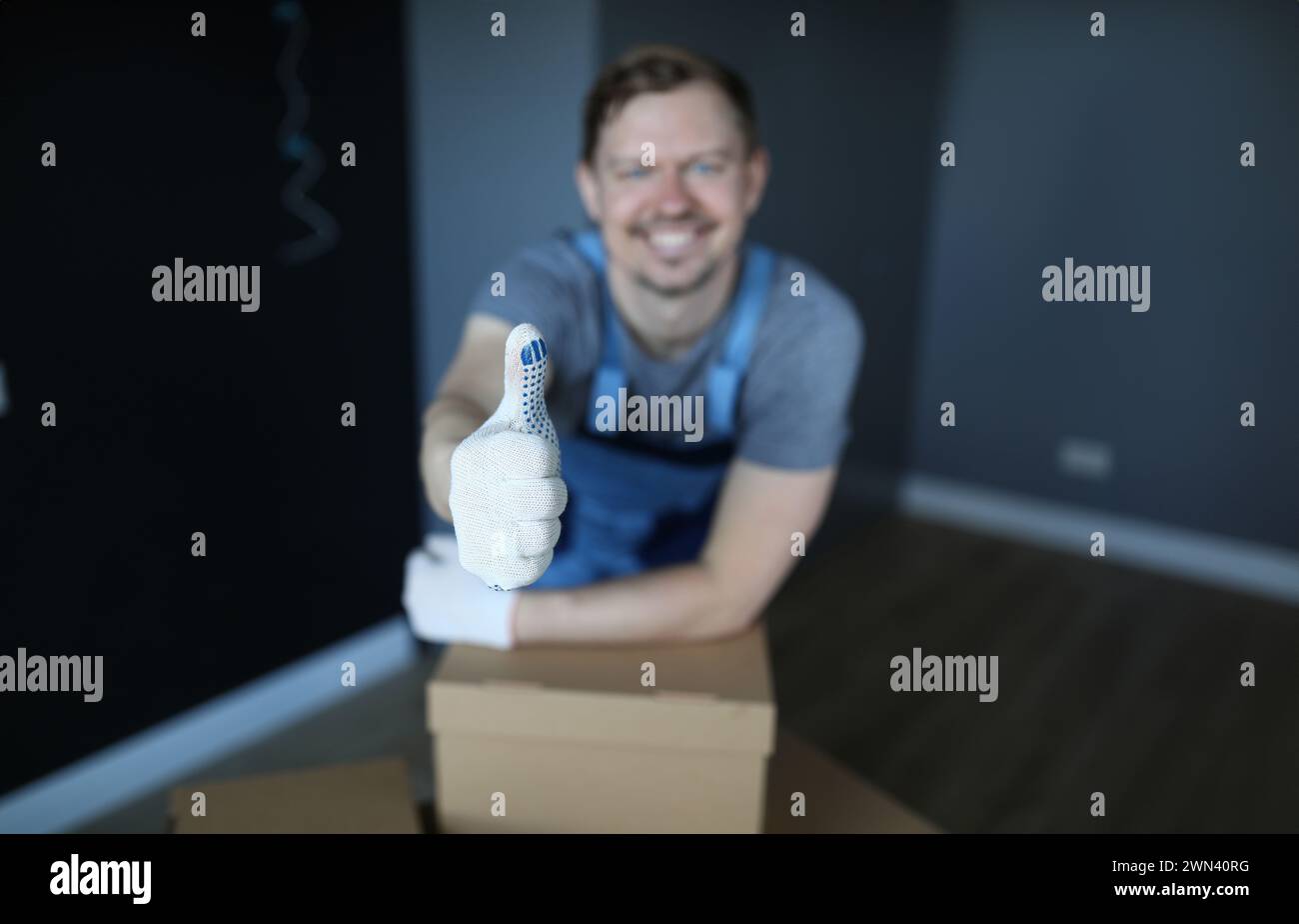 Acquired property and unpacked stuff Stock Photo - Alamy