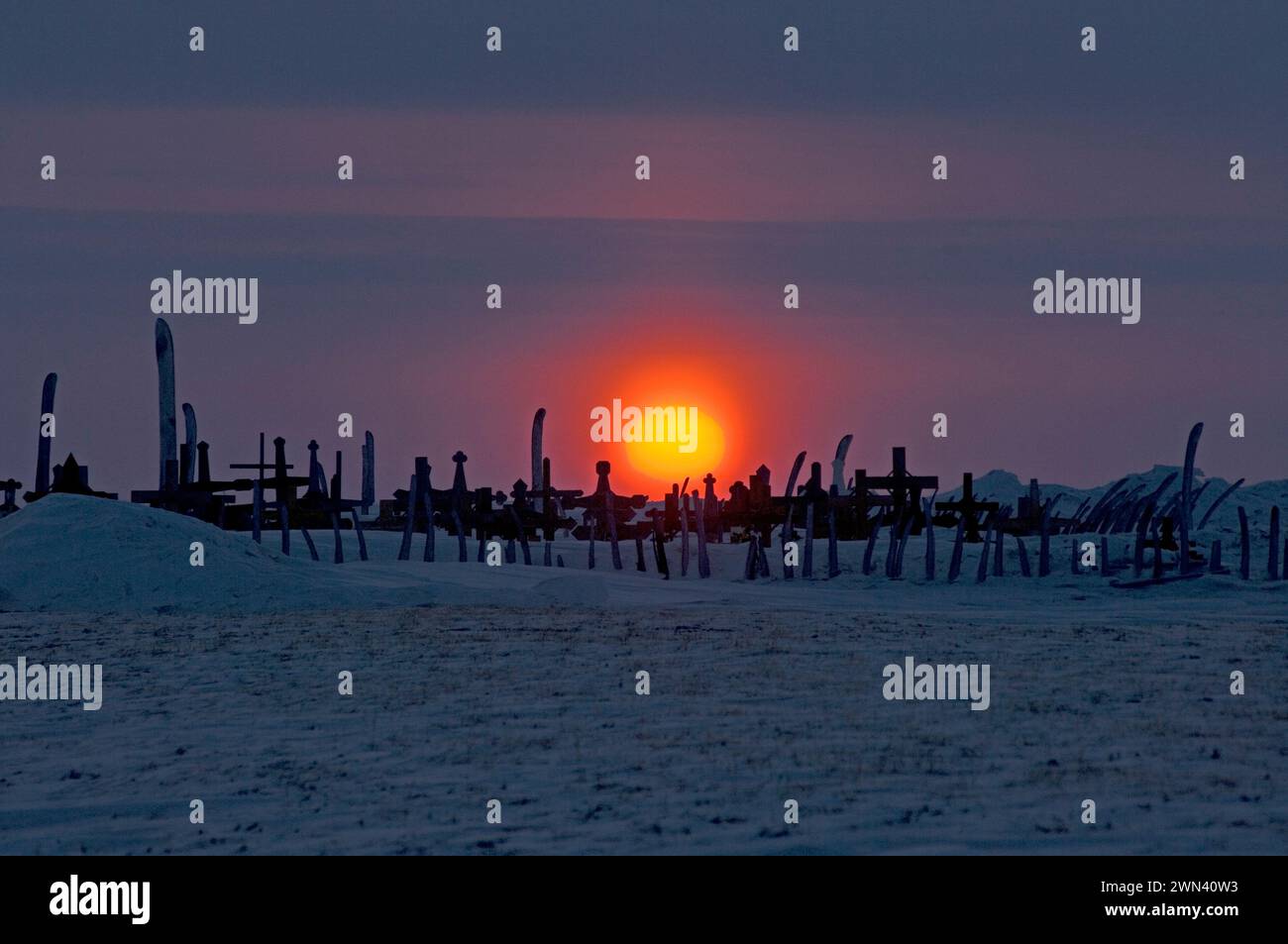 Graveyard marked whale rib bones hi-res stock photography and images ...