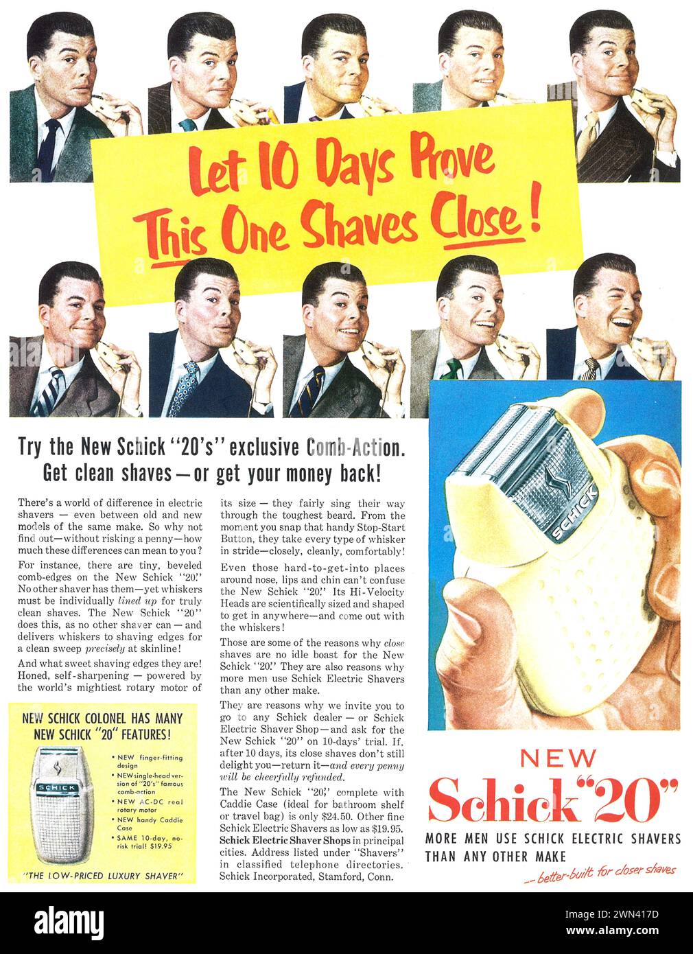 1950s male ads Cut Out Stock Images & Pictures - Alamy