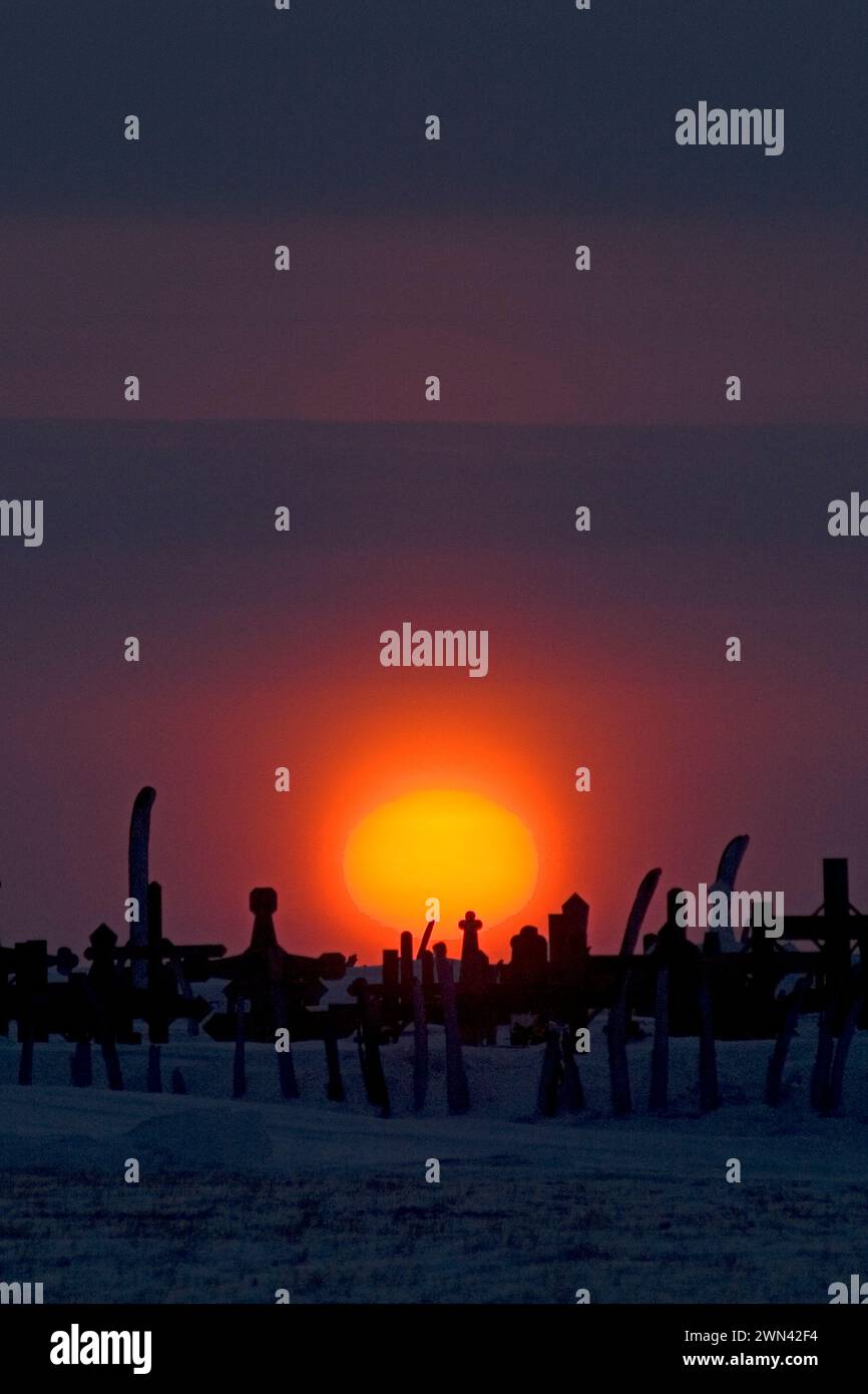 Graveyard marked whale rib bones hi-res stock photography and images ...