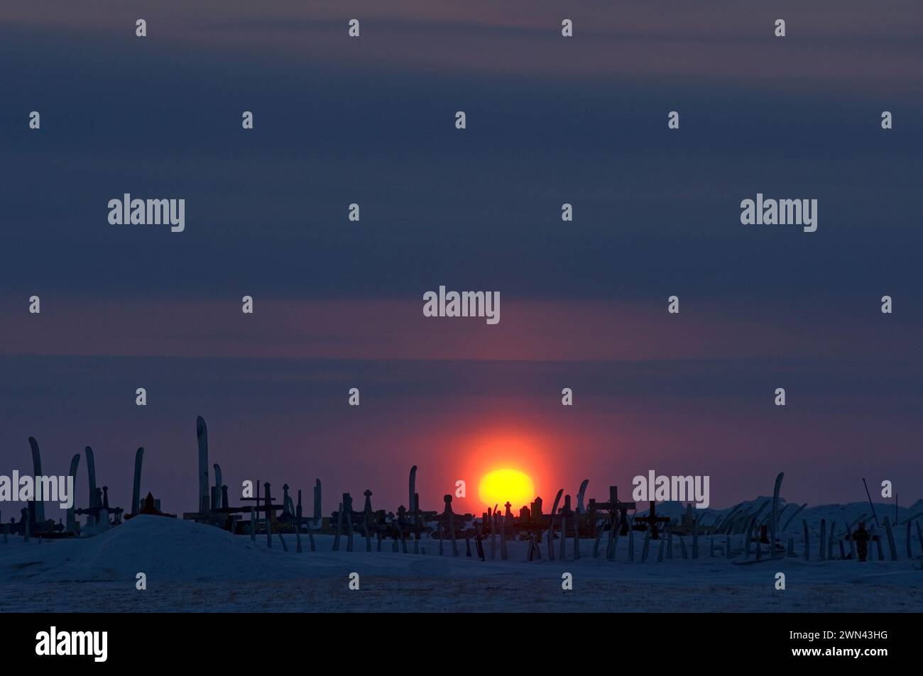 Graveyard marked whale rib bones hi-res stock photography and images ...