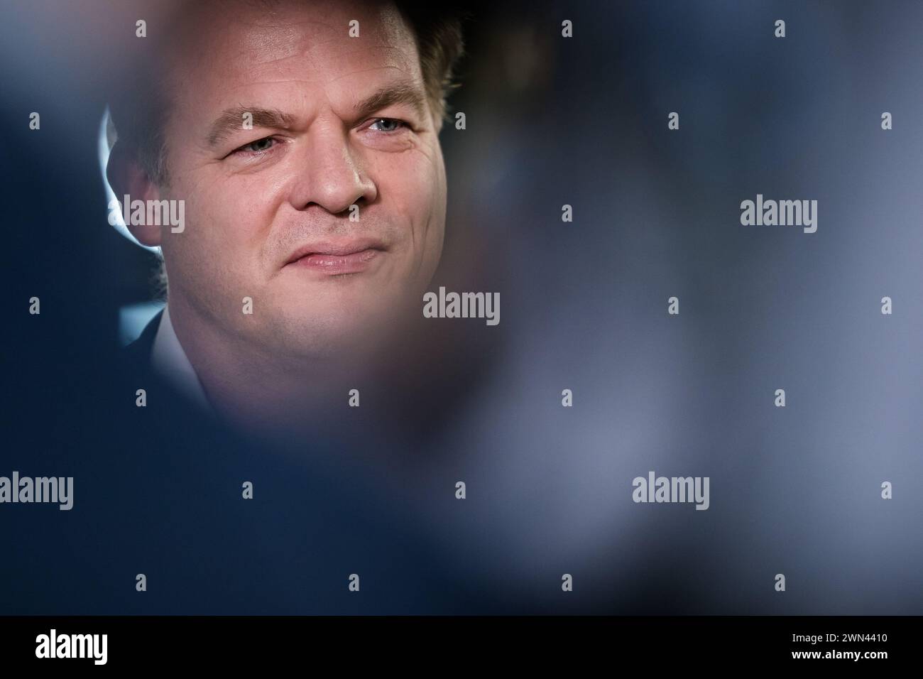THE HAGUE - NSC leader Pieter Omtzigt arrives for a new round of ...