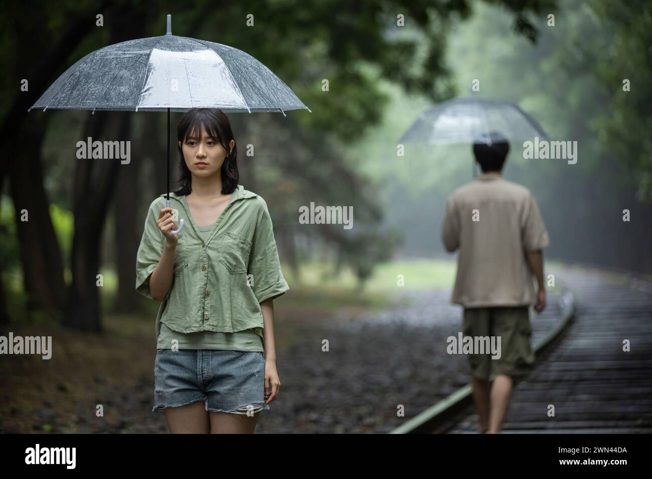 Young couple break up Stock Photo - Alamy