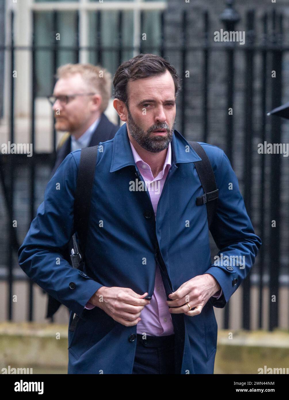 London, England, UK. 29th Feb, 2024. ISAAC LEVIDO is seen in Downing ...