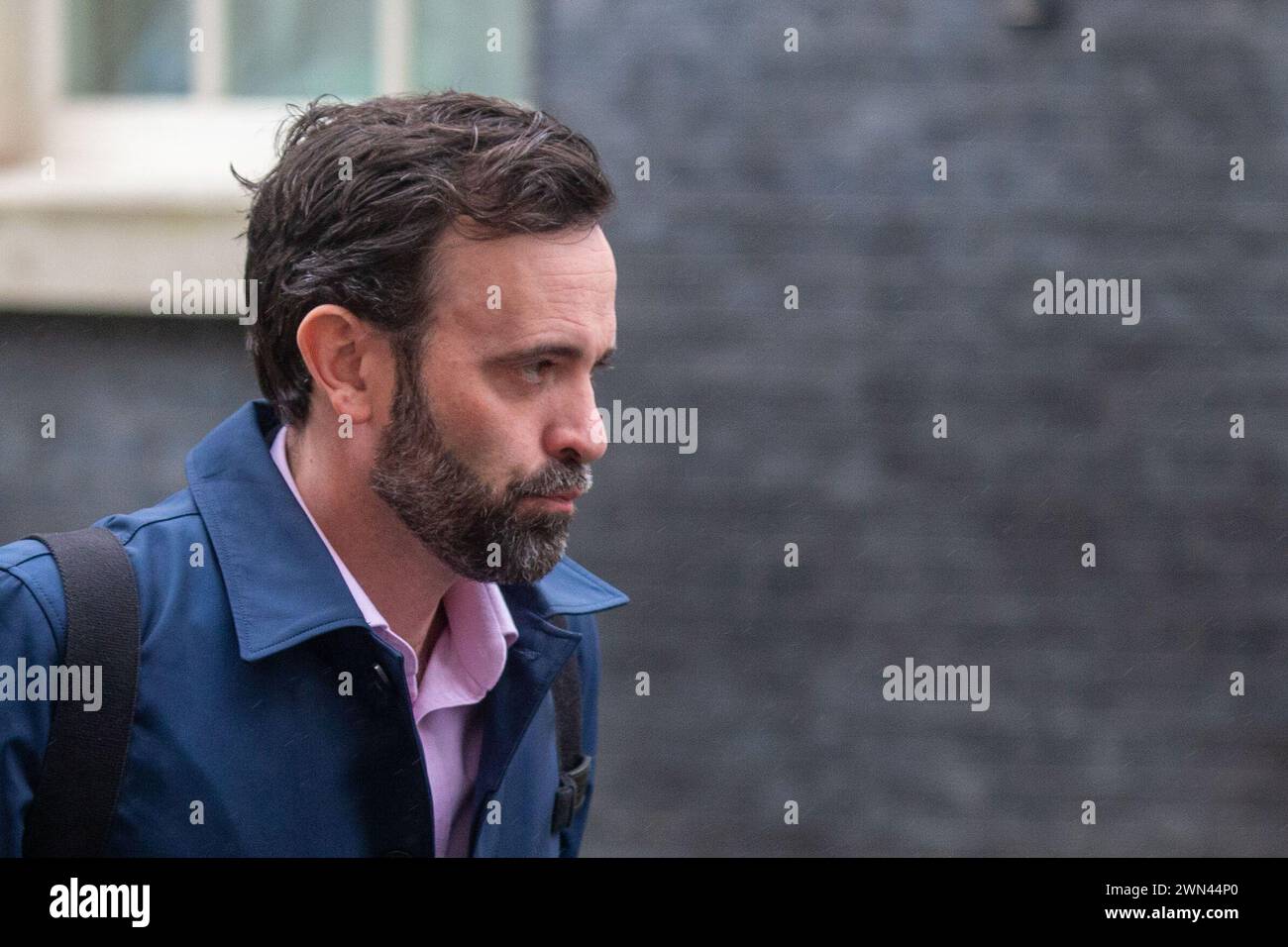 London, England, UK. 29th Feb, 2024. ISAAC LEVIDO is seen in Downing ...