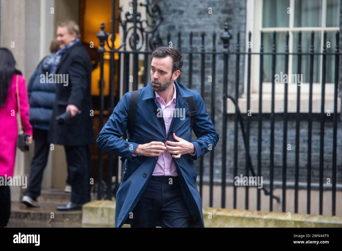 London, England, UK. 29th Feb, 2024. ISAAC LEVIDO is seen in Downing ...