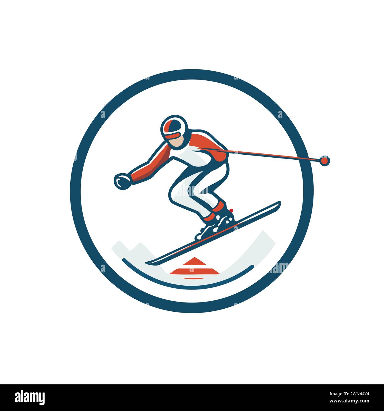 Ski slope Stock Vector Images - Alamy