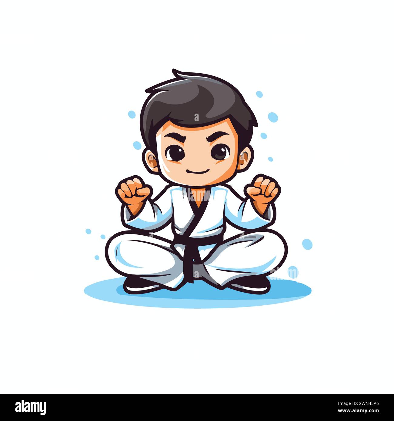Judogi vector vectors hi-res stock photography and images - Alamy