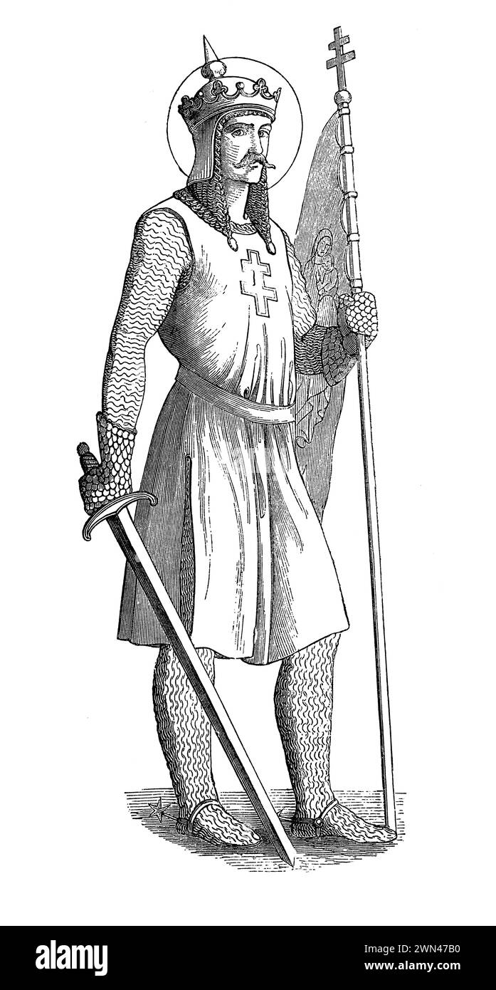 St stephen the king Black and White Stock Photos & Images - Alamy