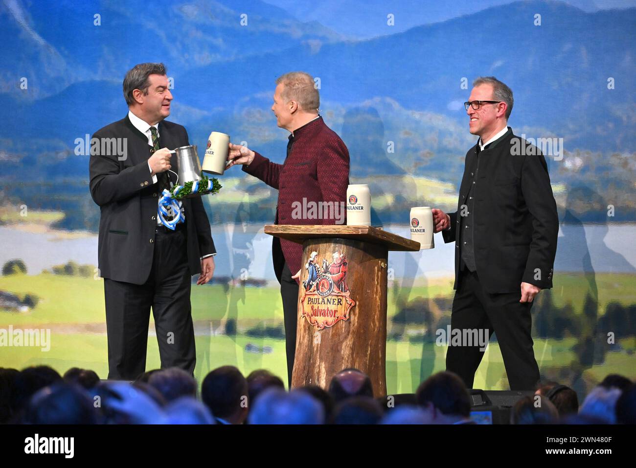 v.li: Markus SOEDER Ministerpraesident Bayern und CSU Vorsitzender ...