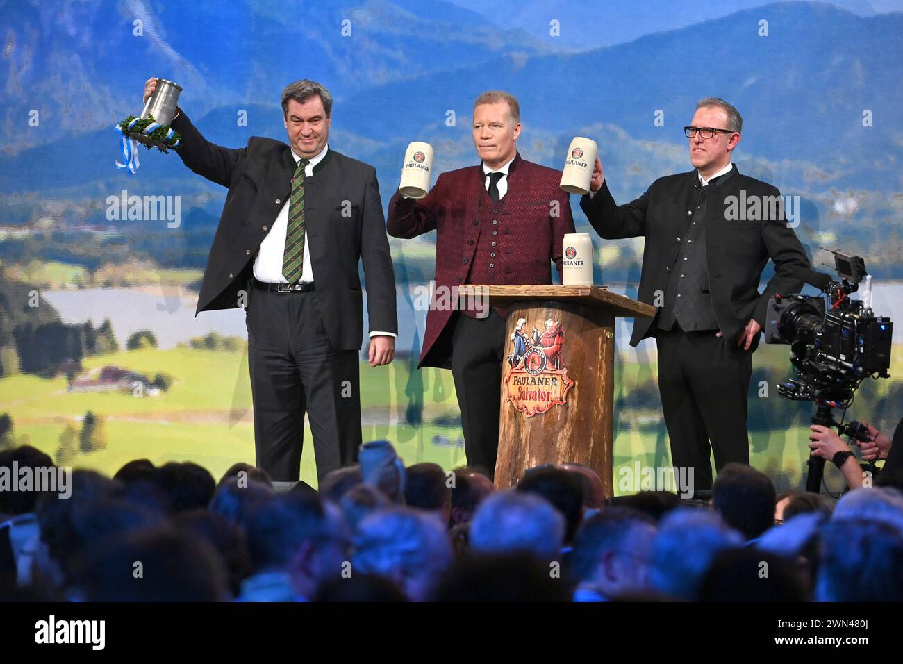 v.li: Markus SOEDER Ministerpraesident Bayern und CSU Vorsitzender ...