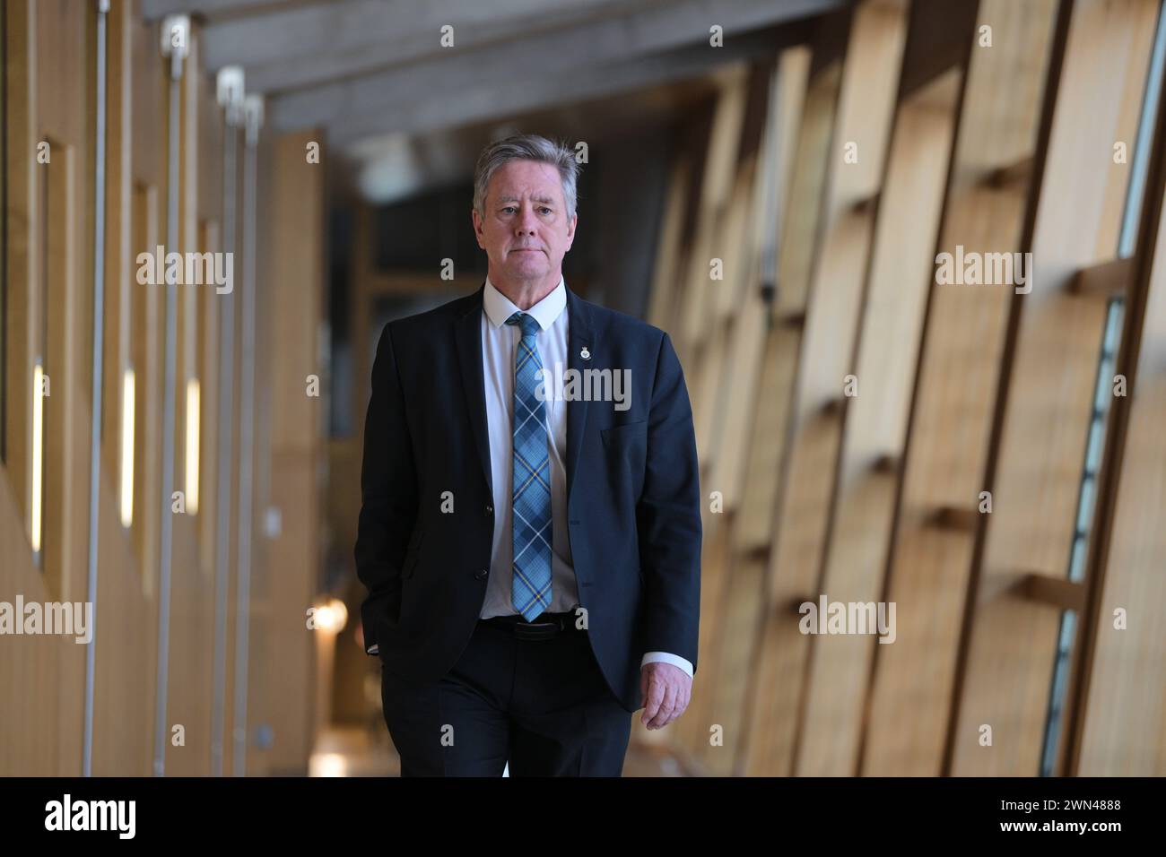 Edinburgh Scotland, UK 29 February 2024. Keith Brown MSP at the ...