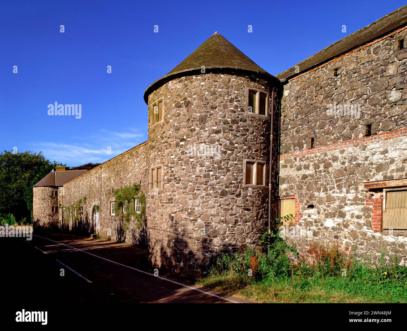 Dalways's Barn, 400 year old fortified house, Ballycarry, Carrickfergus ...
