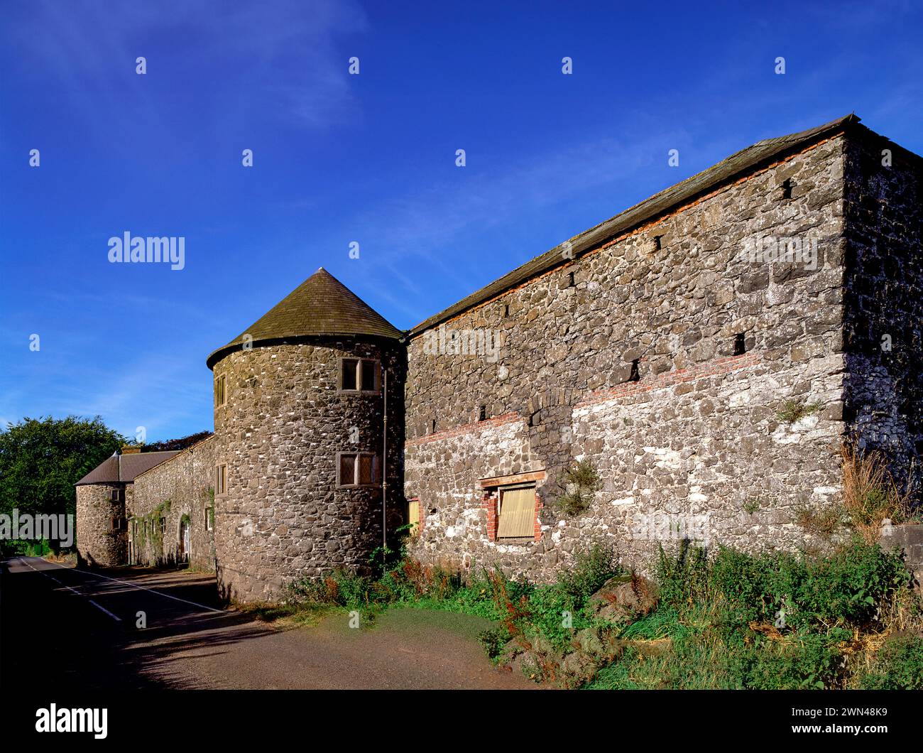 Dalways's Barn, 400 year old fortified house, Ballycarry, Carrickfergus ...