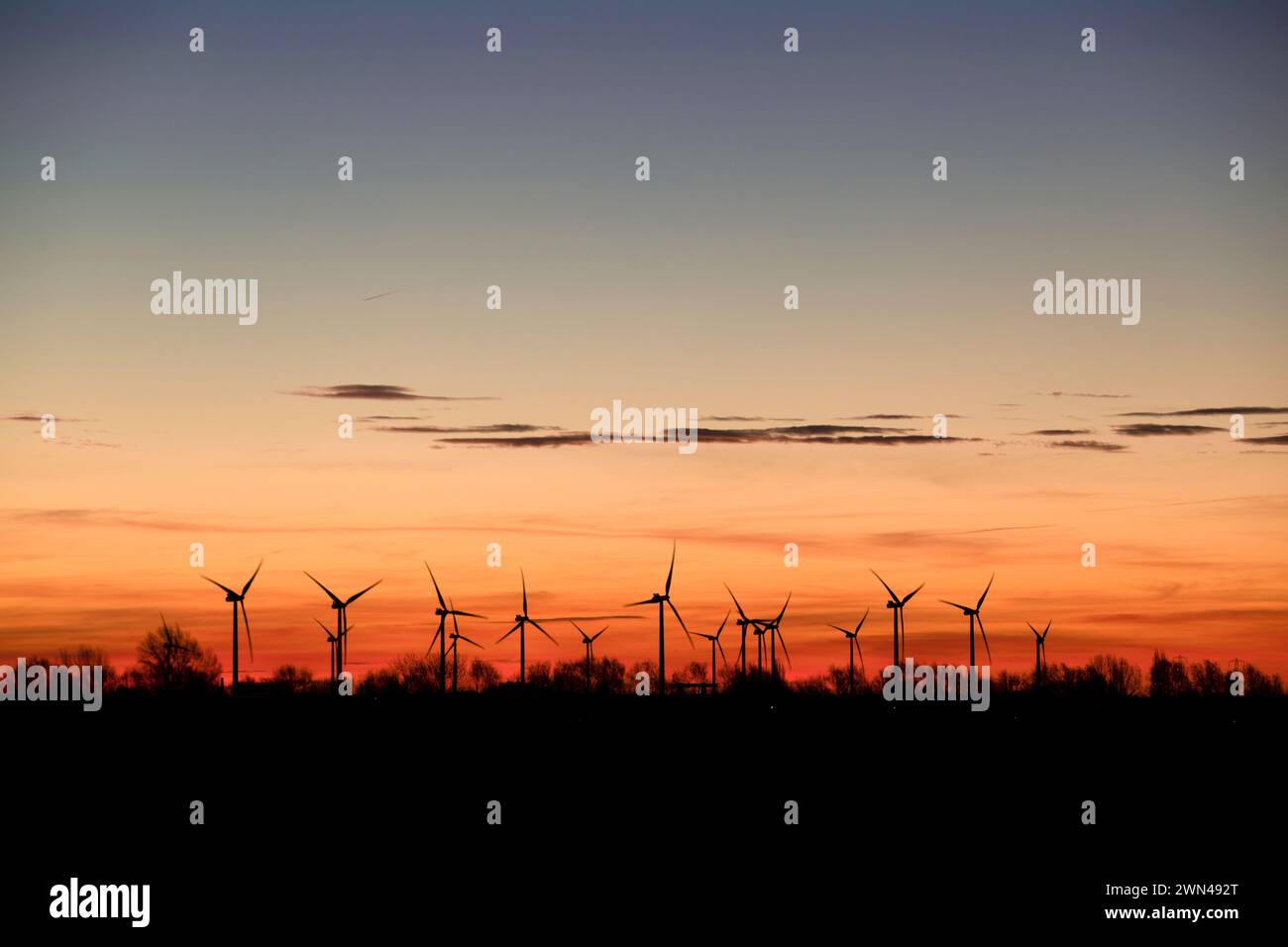 17/11/21 Tween Bridge wind farm, also known as Tween Bridge Moor ...