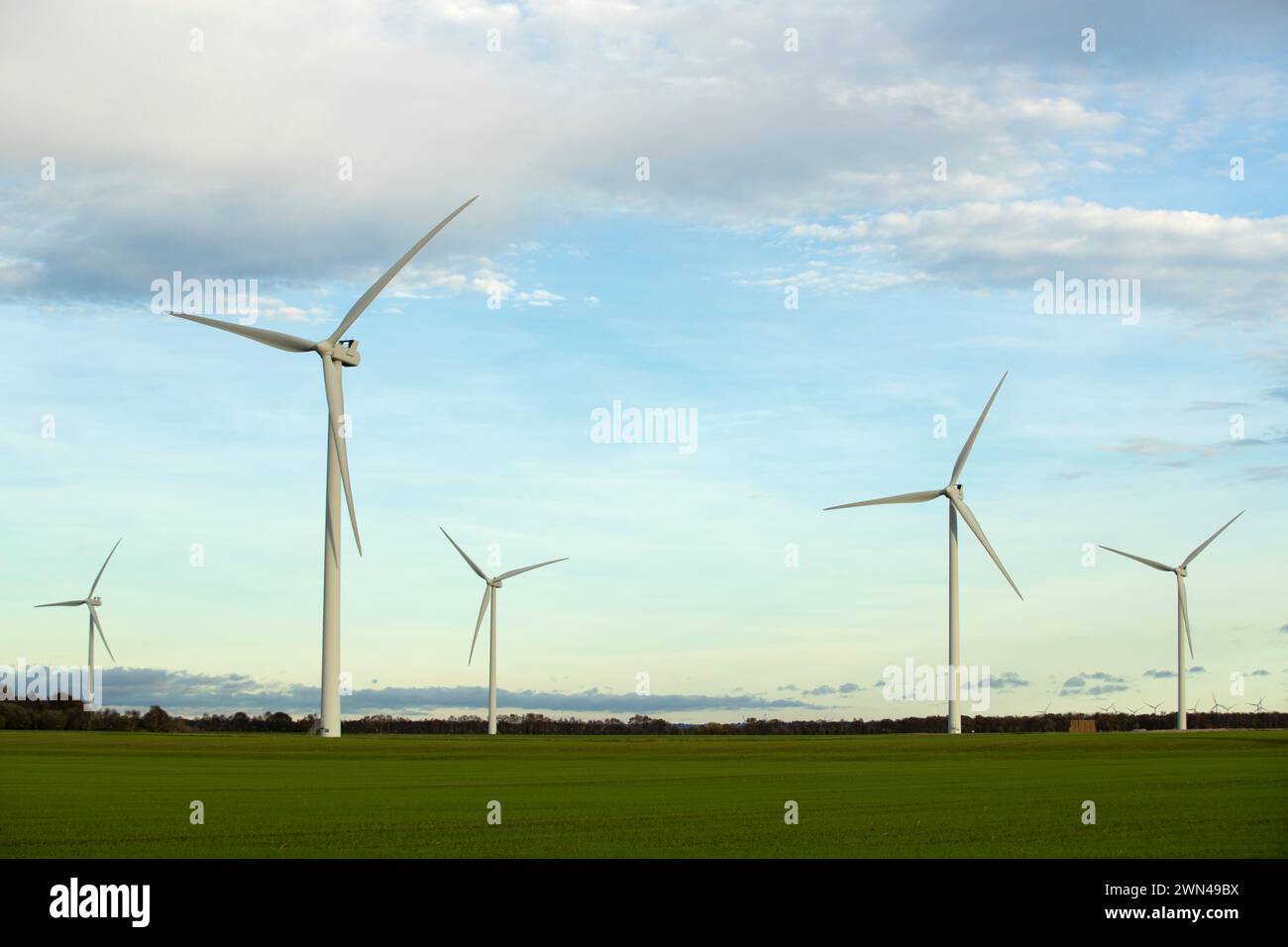 17/11/21 Tween Bridge wind farm, also known as Tween Bridge Moor ...