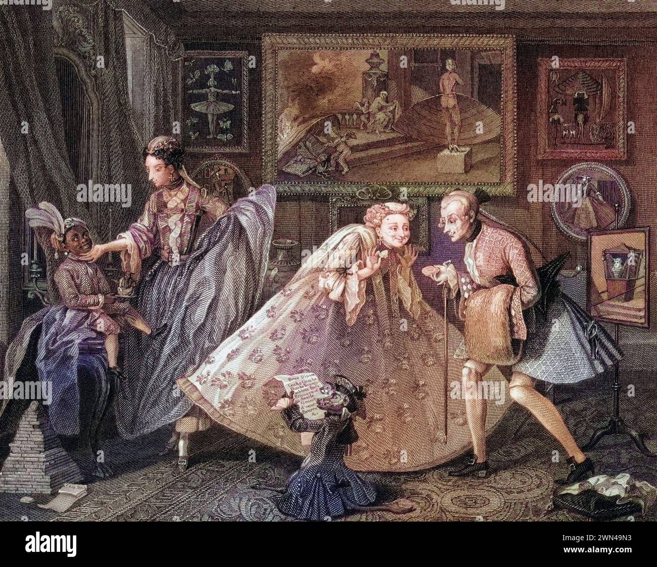Taste in High Life From the original picture by Hogarth from The Works ...