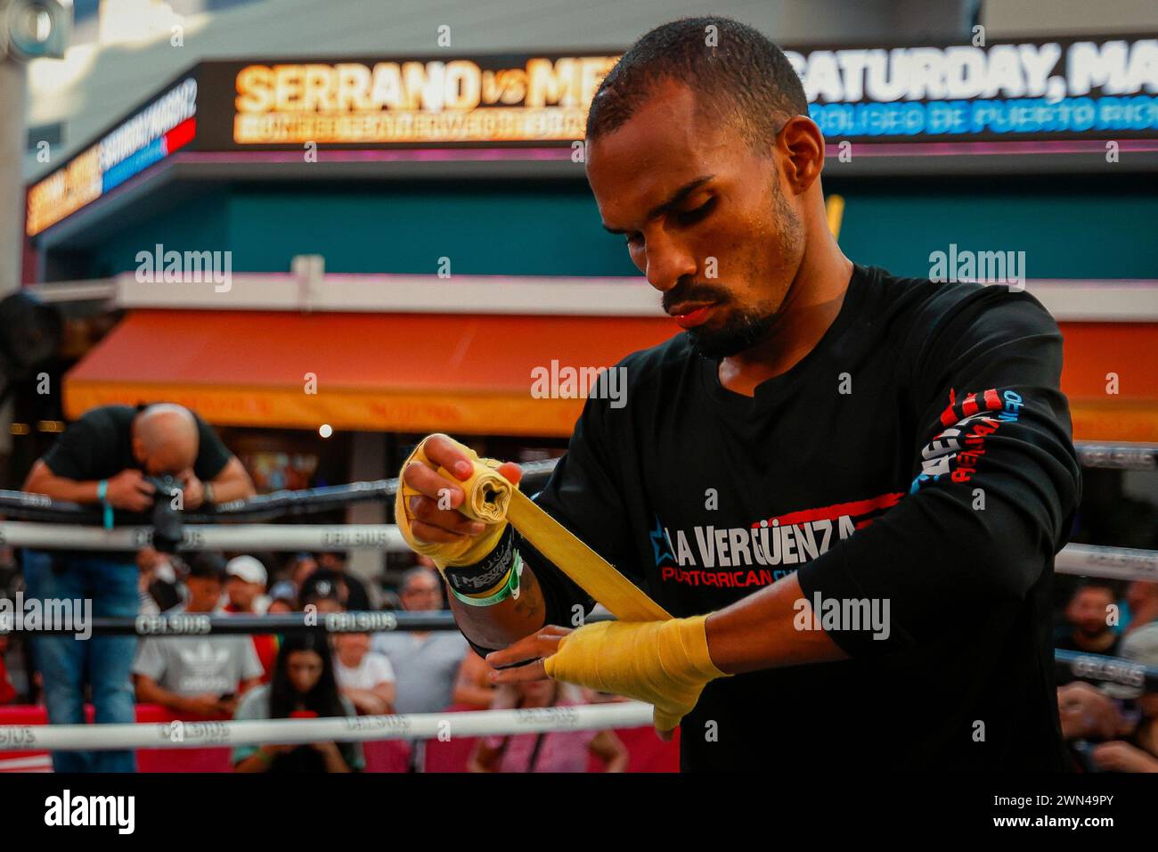 SAN JUAN, PUERTO RICO The minimum weight champion of the World Boxing ...
