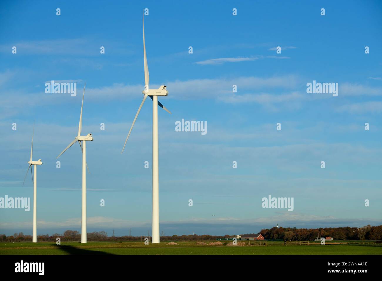 17/11/21 Tween Bridge wind farm, also known as Tween Bridge Moor ...