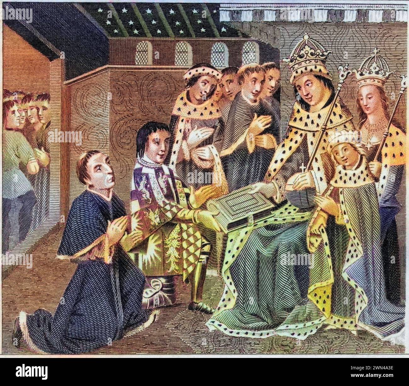 William caxton edward iv hi-res stock photography and images - Alamy