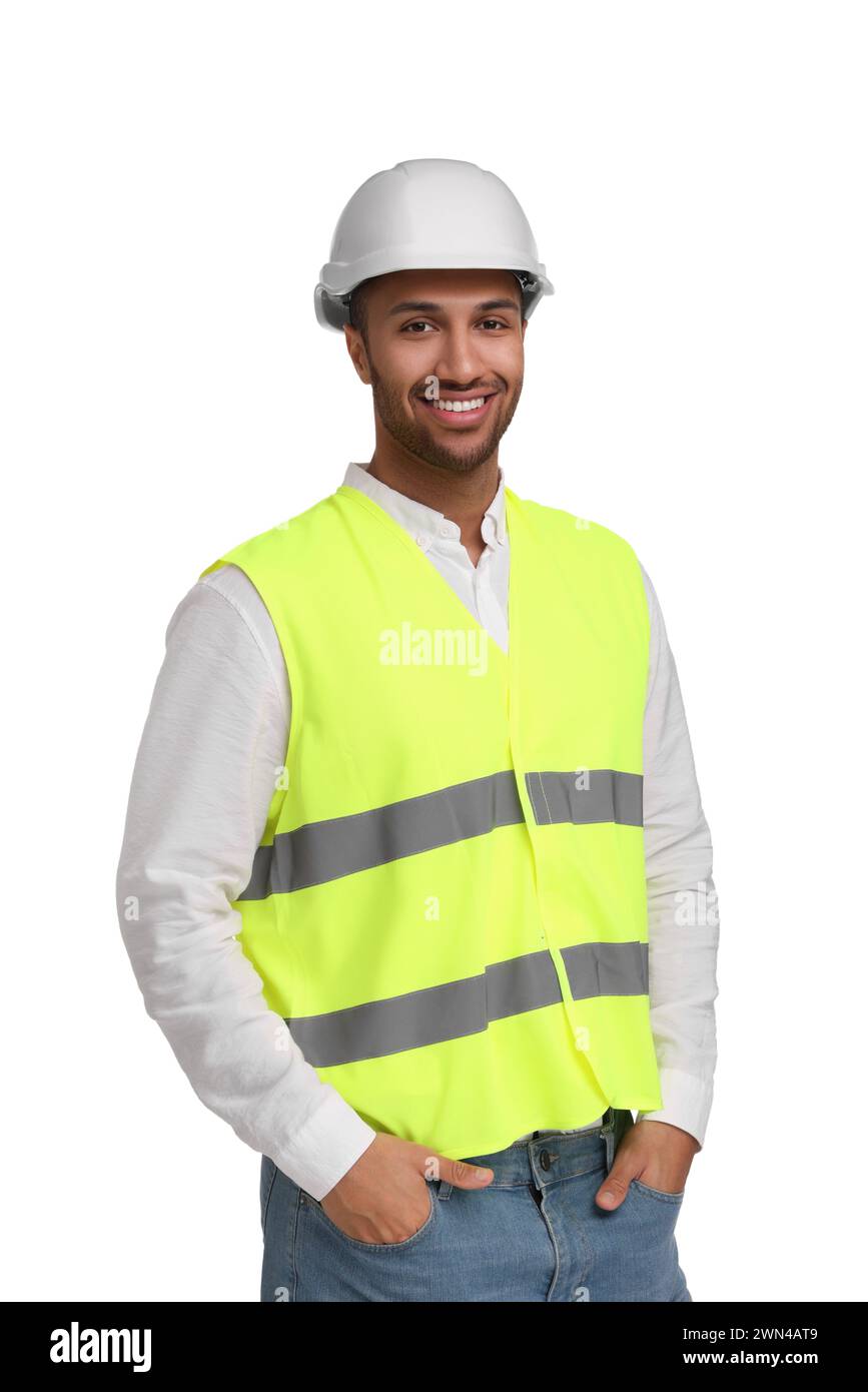 Green hard hat engineer hi-res stock photography and images - Alamy