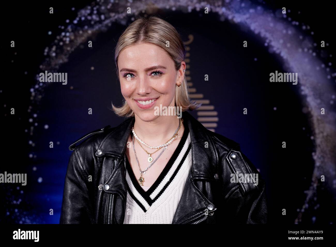 Oslo 20240229.The Norwegian artist Dagny Norvoll Sandvik when the ...