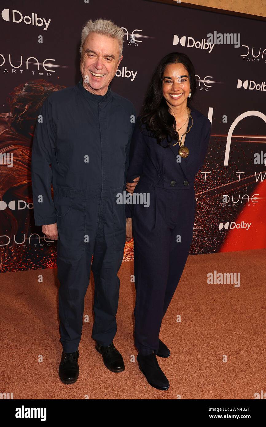'Dune:Part 2' premiere at Lincoln Center Featuring: David Byrne with ...