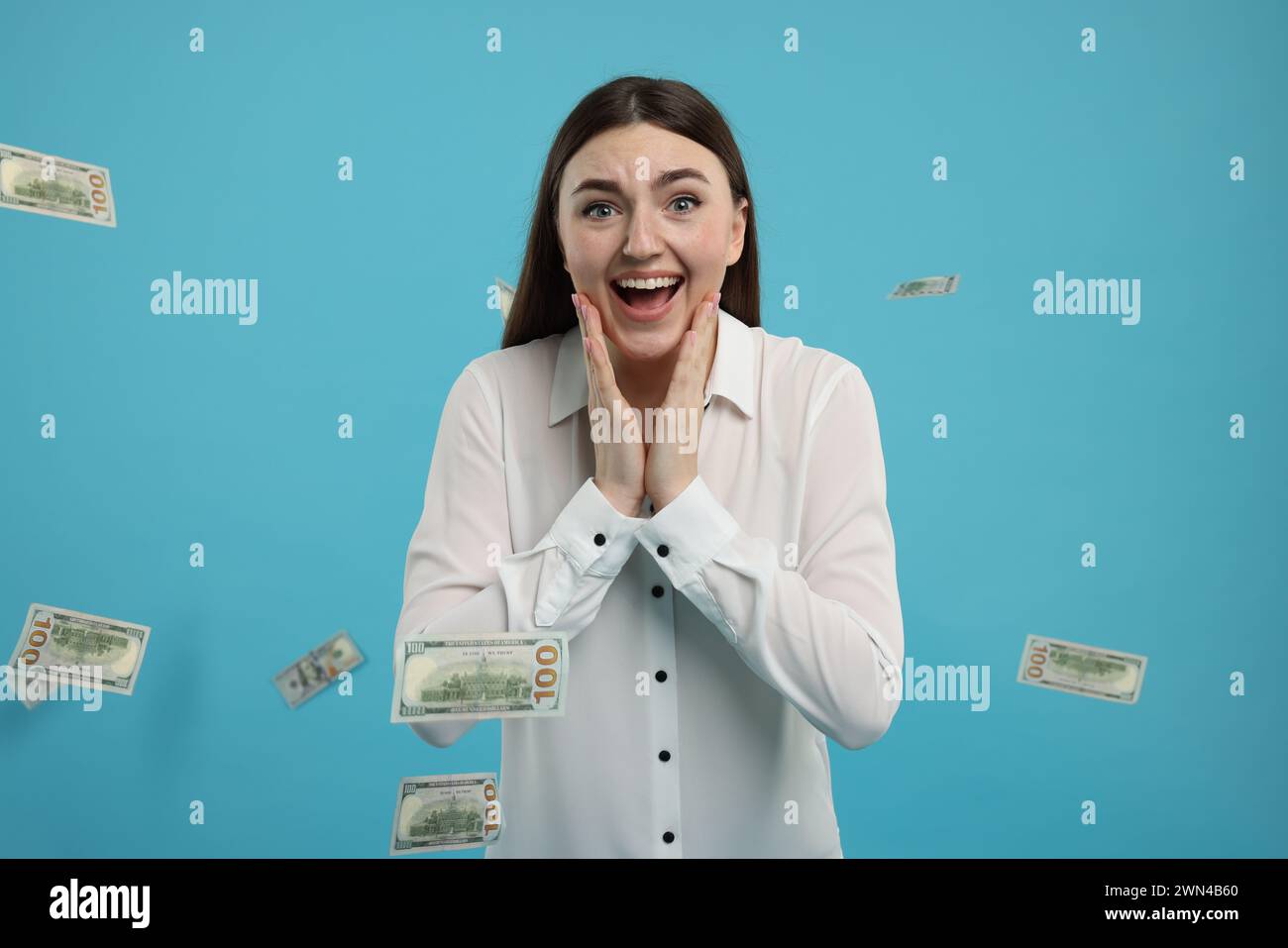 Female model shower hi-res stock photography and images - Alamy