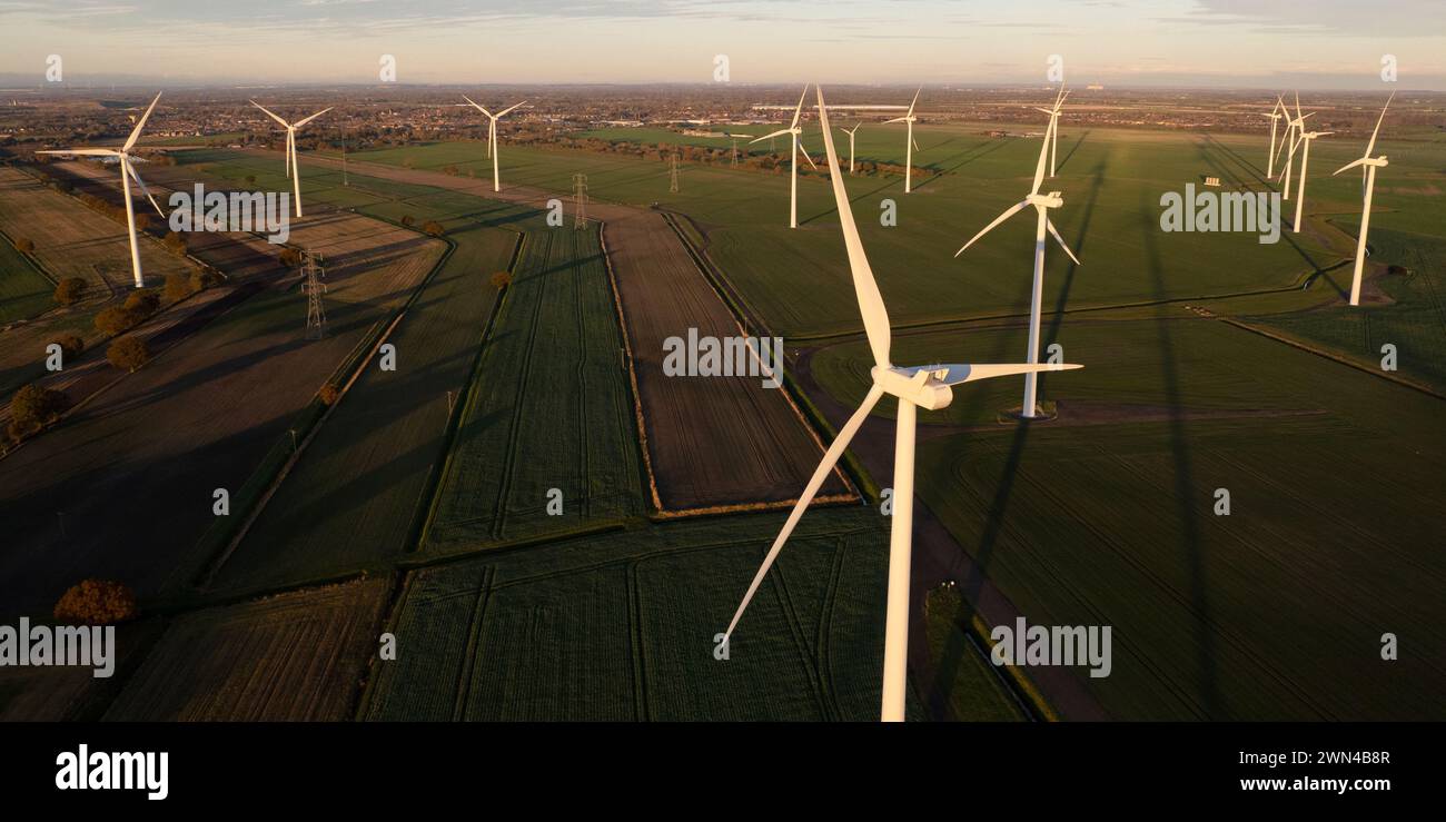 17/11/21 Tween Bridge wind farm, also known as Tween Bridge Moor ...