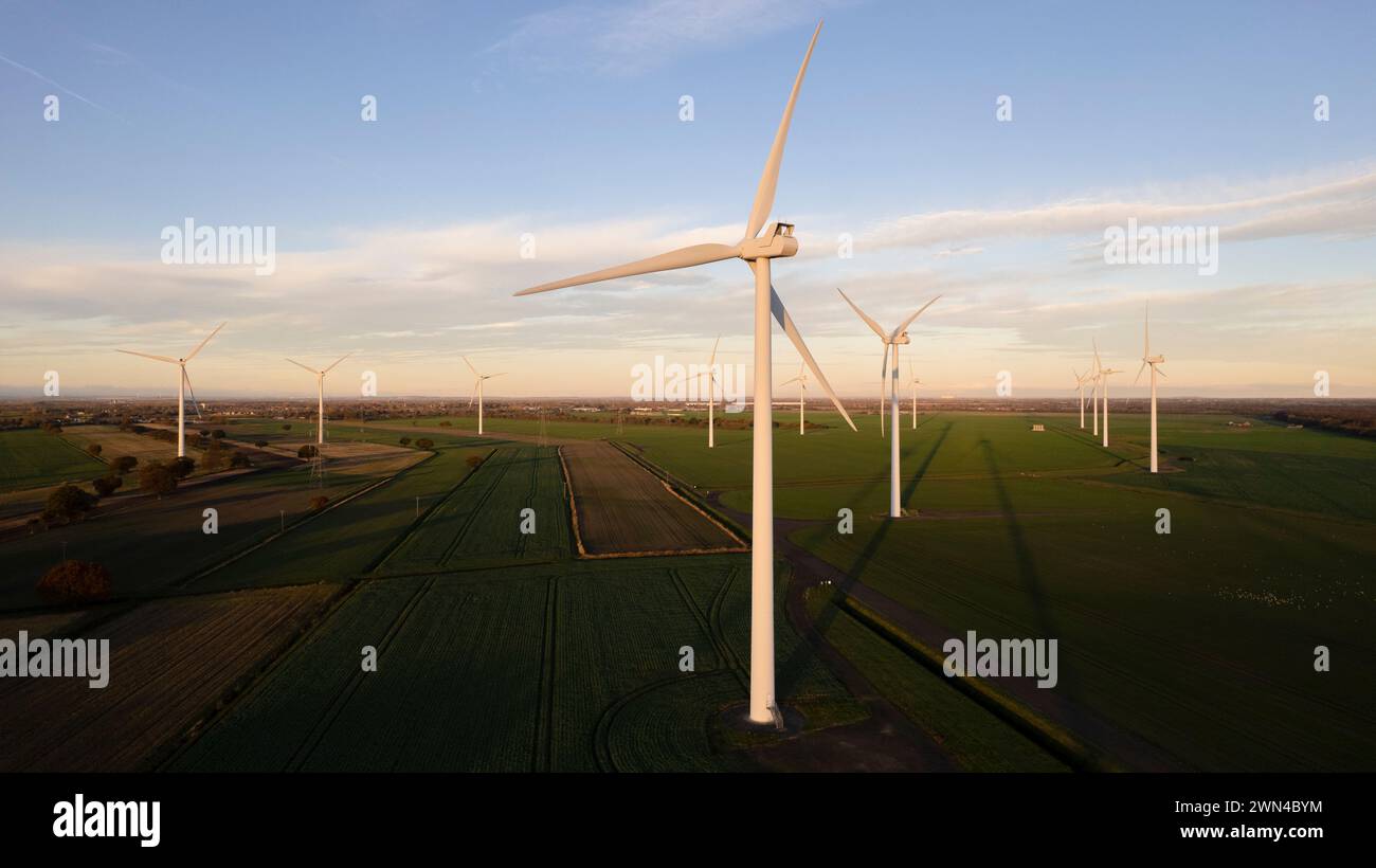 17/11/21 Tween Bridge wind farm, also known as Tween Bridge Moor ...