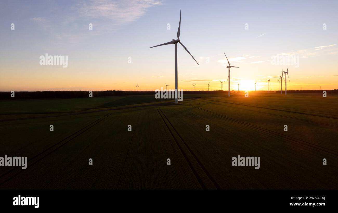 17/11/21 Tween Bridge wind farm, also known as Tween Bridge Moor ...